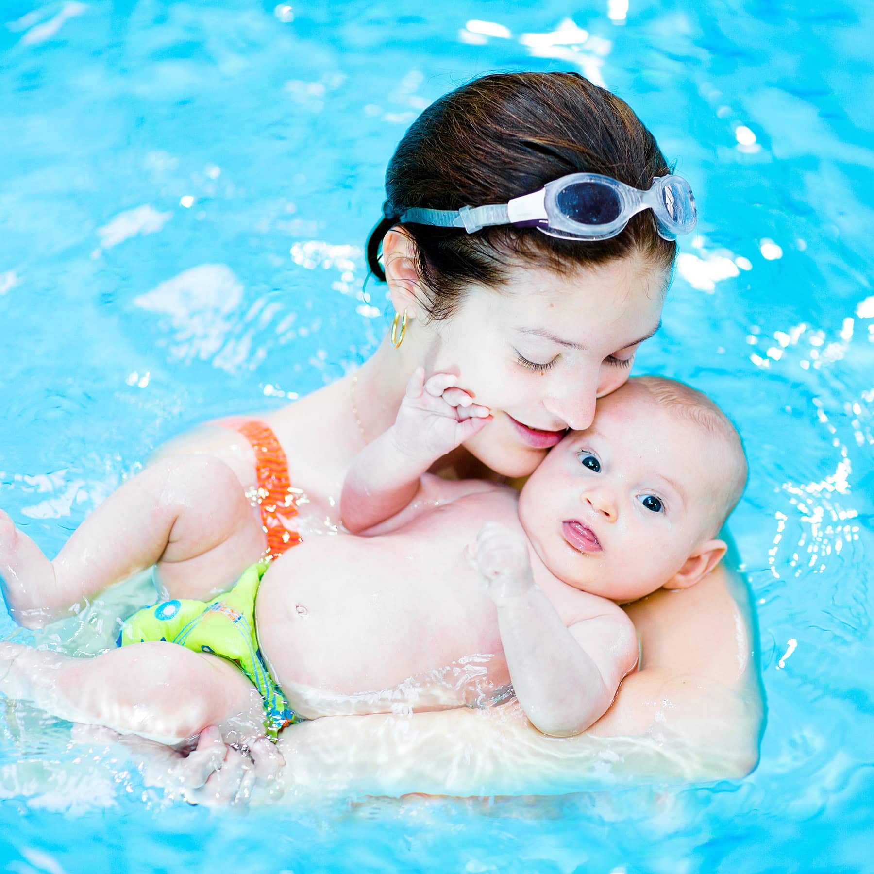 Parent & Baby Swimming Lessons - River Bourne Health Club Template